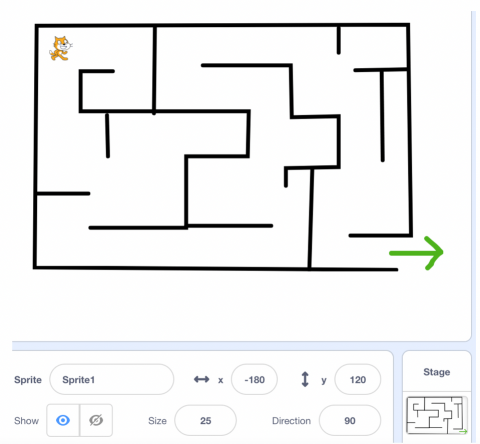 Scratch Maze Game | NSCVCE